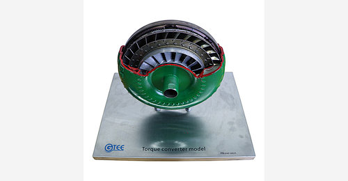Educational equipment cutaway torque converter model