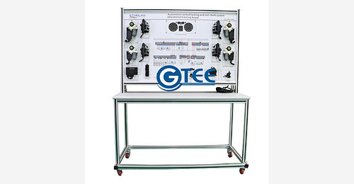 Automotive central locking and anti-theft training board