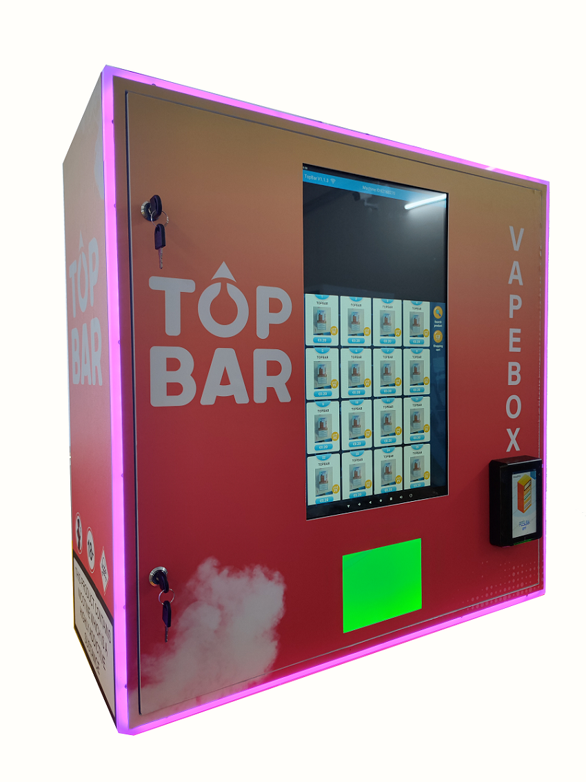 Weimi smart wall mounted cigaretted vending machine in USA