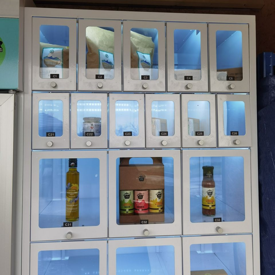 weimi cooling locker farm produce vending machine in UK