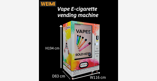 vape vending machine 800 vapes capacity high security