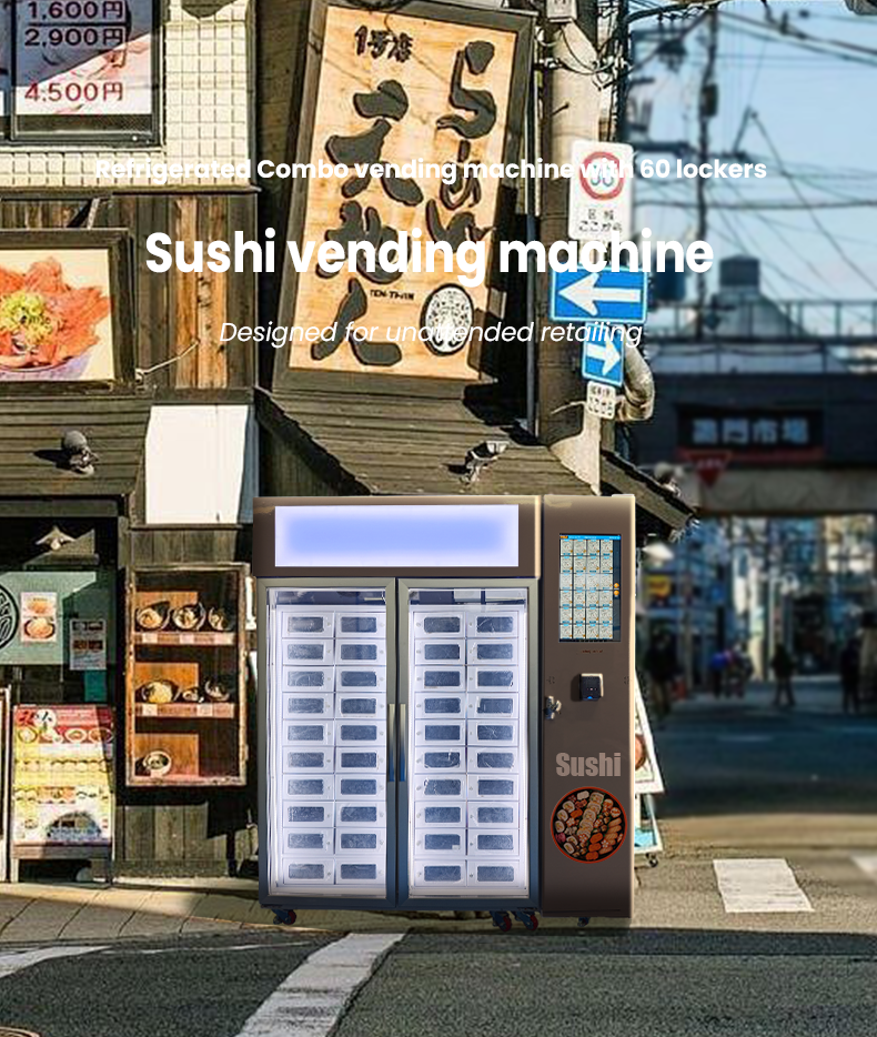 Cooling Sushi Vending Machine for Ready Food Fast Food