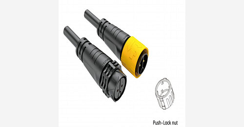 P20 Self locking waterproof bulkhead connector manufacture