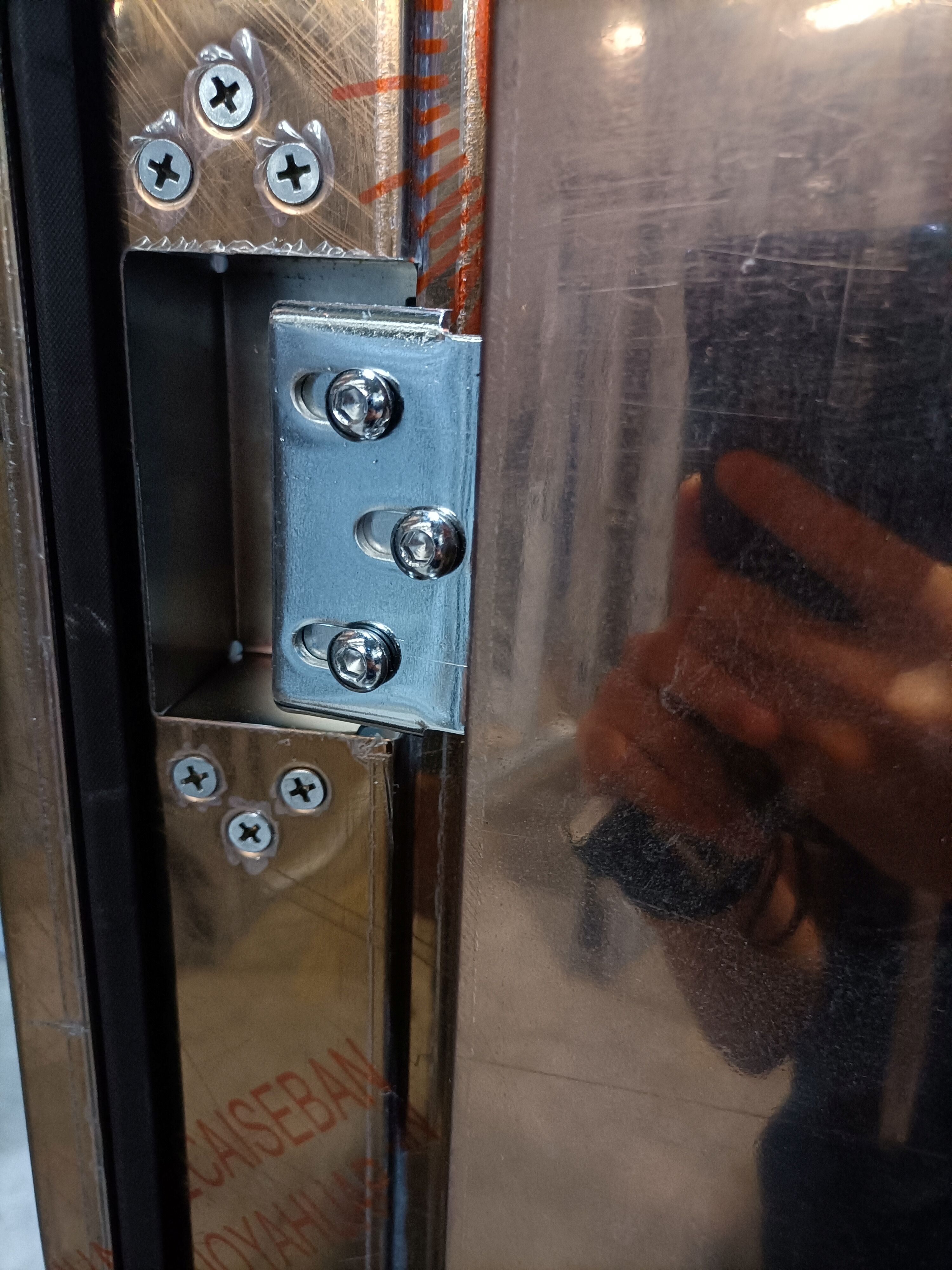 Modern Stainless Steel Entry Doors with Glass | Top Victory