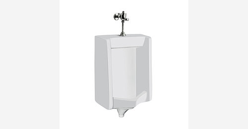 Wall-hung White Ceramic Single Flush Urinals for Men