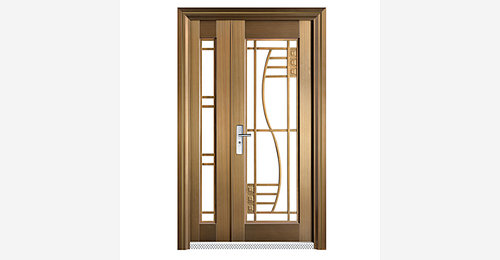 Modern Stainless Steel Entry Doors with Glass | Top Victory