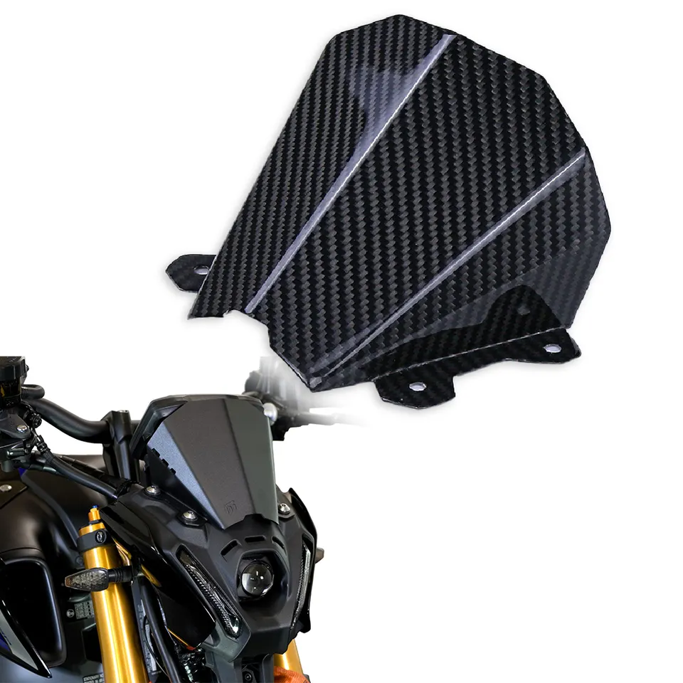 Yamaha MT09 2020+ Carbon Fiber Head Lamp Windshield Fairing