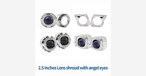 Car Light Lens Shroud with Angel Eyes | Elevate Your Car's Style with ...
