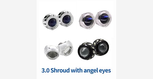 Protective 3.0 inch round 5D car LED Lens Shroud | Biliten