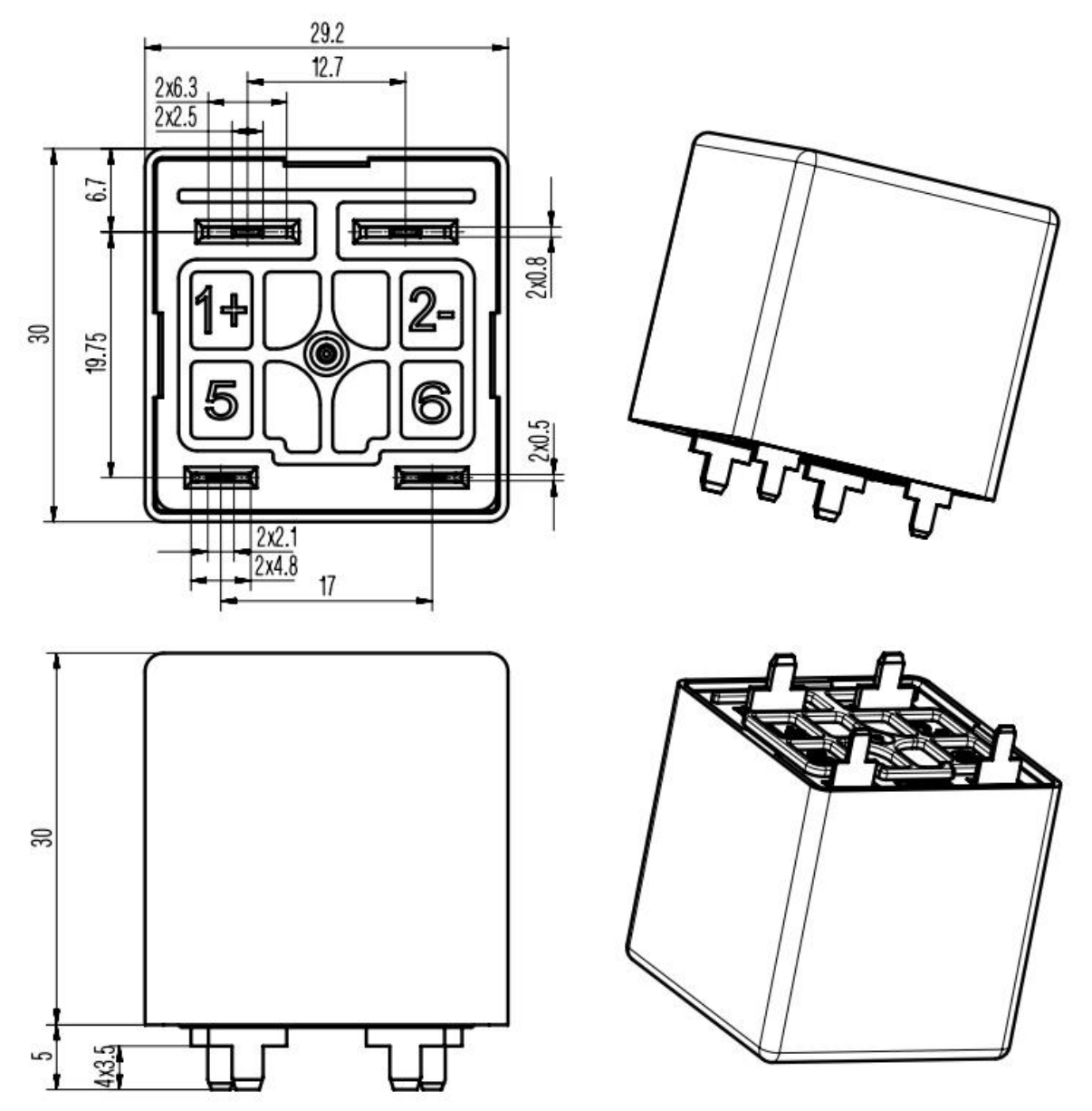 40A Precharge Relay For High Voltage Load - BSB ELECTRICAL