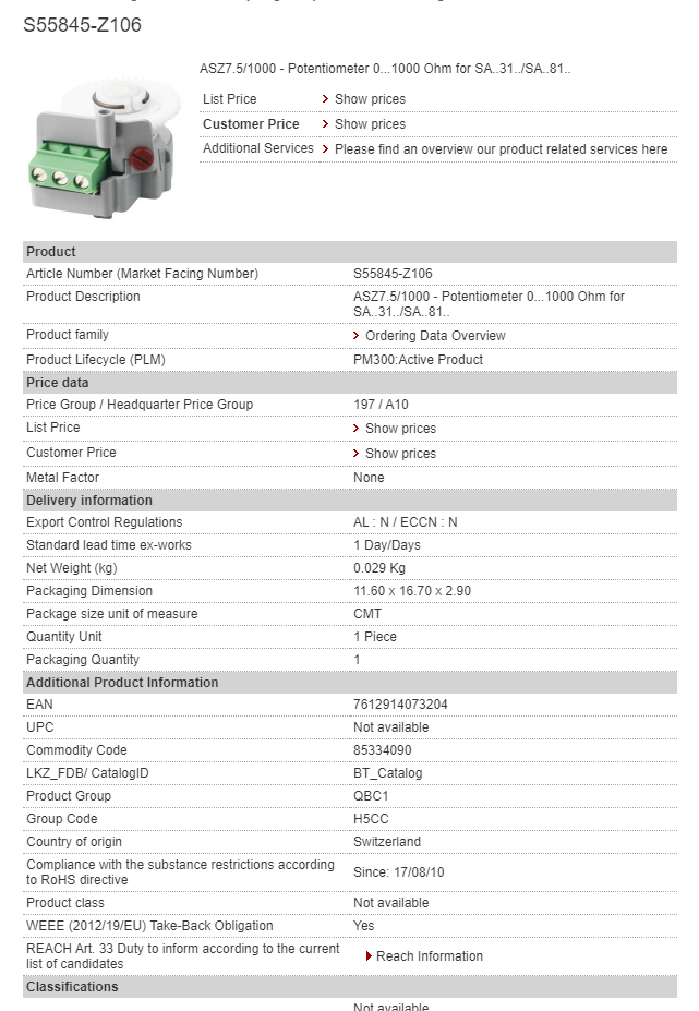 Siemens S55845-Z106 | hansfa.com