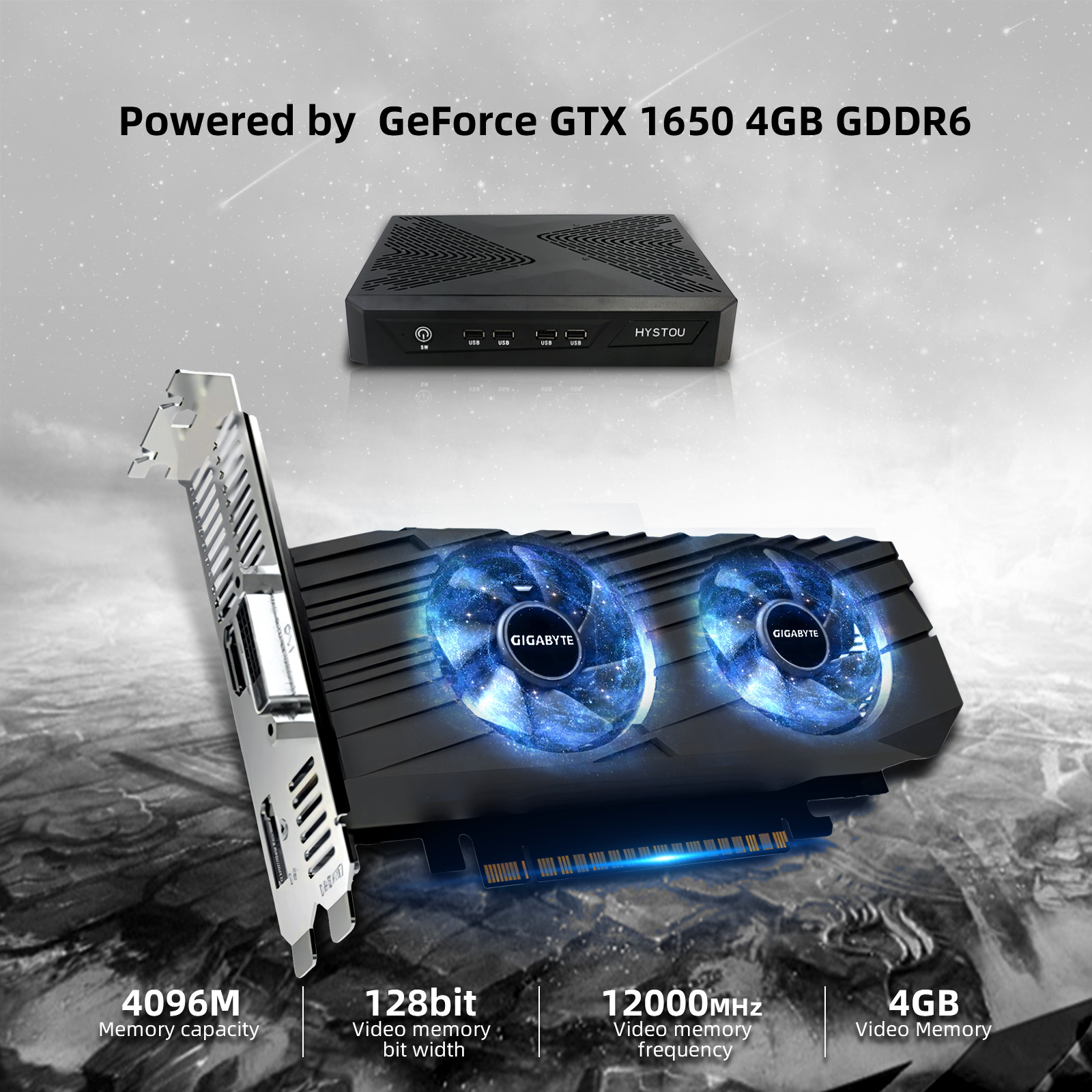 Gamer PC 13th GTX 1650 GDDR5 Core i3 i5 i7 Mini Gaming Computer