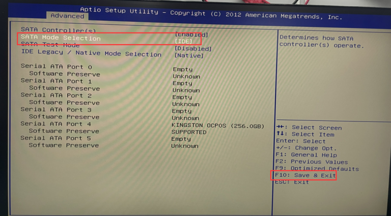 Step By Step Guide For Accessing Bios And Configuring Sata Mode On P04 Systems