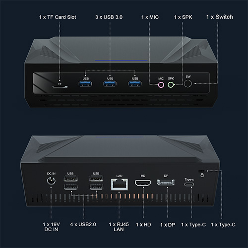 Mini Office Desktop Computer Mini Pcs for business