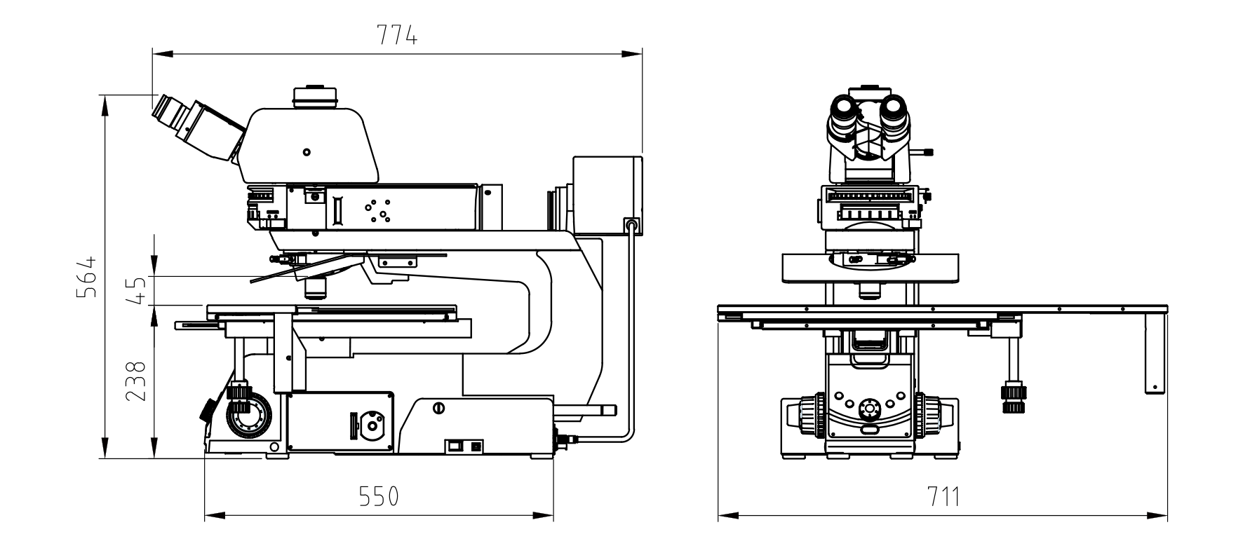 BS-4020B Trinocular Industrial Wafer Inspection Microscope-Trinocular Industrial Wafer ...