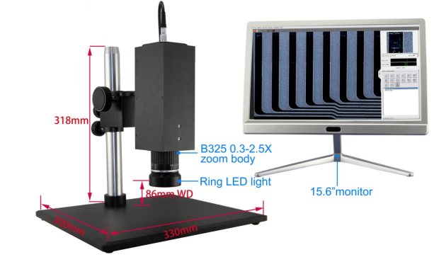 BS-1080FCB Free Calibration Smart Measuring Microscope-Free Calibration ...