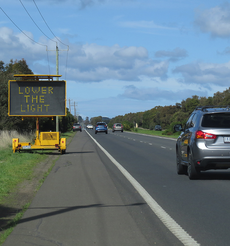 5 colour LED VMS trailer signs , VMS trailer signs , - HANKUN