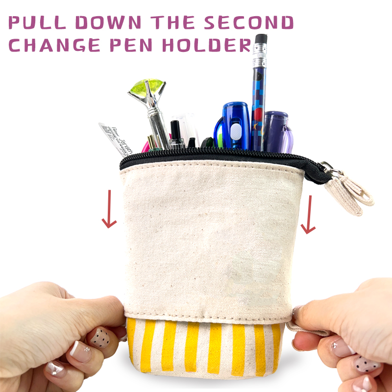 This particularly unusual and cute retractable pencil case with a ...