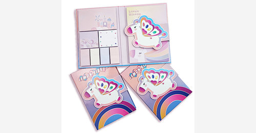 customizable rainbow cute children sticky note set
