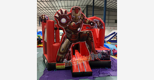 castle jumping , Iron Man jumping castle , Iron Man bounce house ...