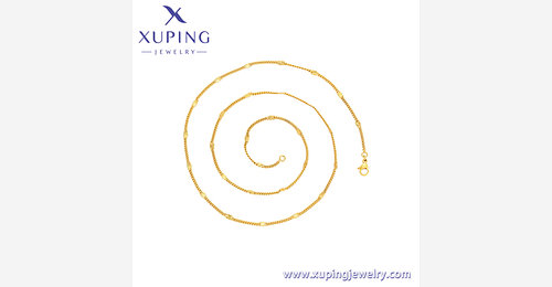 Wholesale Xuping Small 24K Gold Color Tiny Gold Bead Necklace