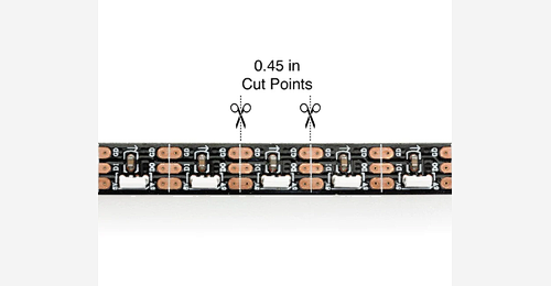 Side view SK6812 addressable mini 4020 RGB pixel LED strips- likelight