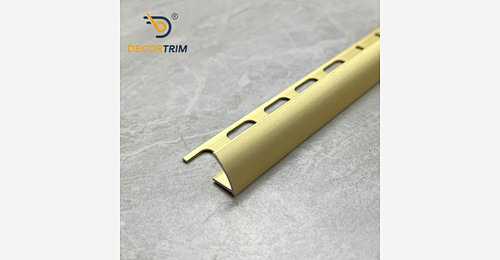 Aluminum Round Shape Tile Trim , ceramic tile corner trim , tile corner ...