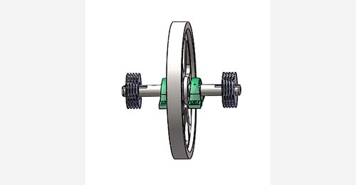 flywheel pulley flywheel 50kg iron flywheel-TianFengde