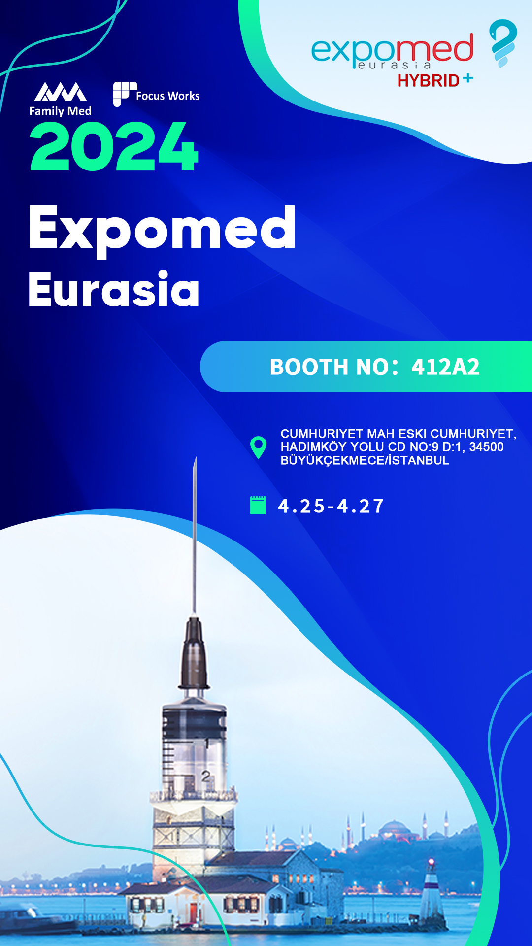 Welcome to our booth in Expomed Eurasia 2024 - focusworksmachine