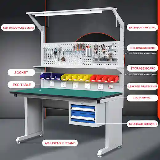 Antistatic Work Tables ESD Workbench esd lab workbench