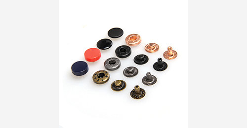 Custom Design Logo Fashion button，Four Parts Push Prong Press Metal ...