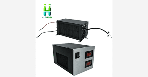 Custom air-cooled hydrogen fuel cell system, composed of ...