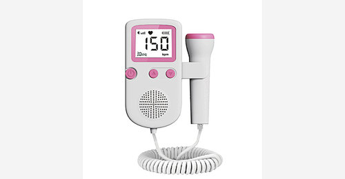 Pink doppler fetal monitor at home