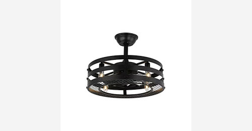 Caged Ceiling Fans , ceiling fan caged , farmhouse ceiling lights - VISION