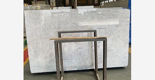Elegant White Marble Slab - raise stone