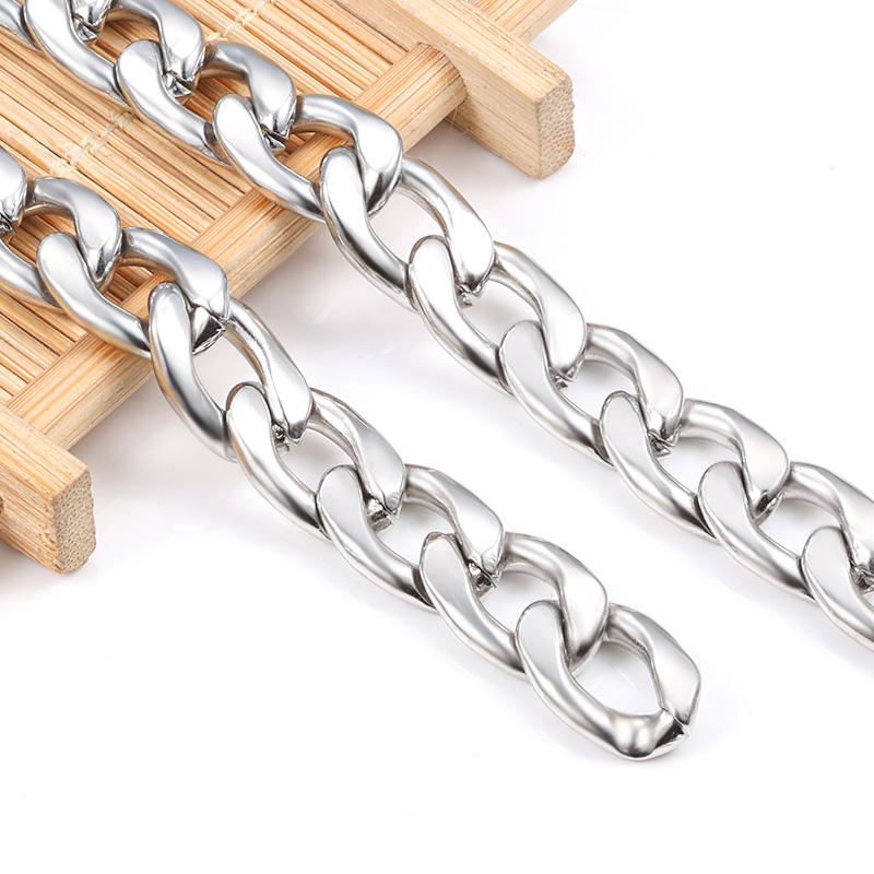 Jiaye 12mm Spartan Cuban Chain | 18 Inch 304L Stainless Steel Jewelry