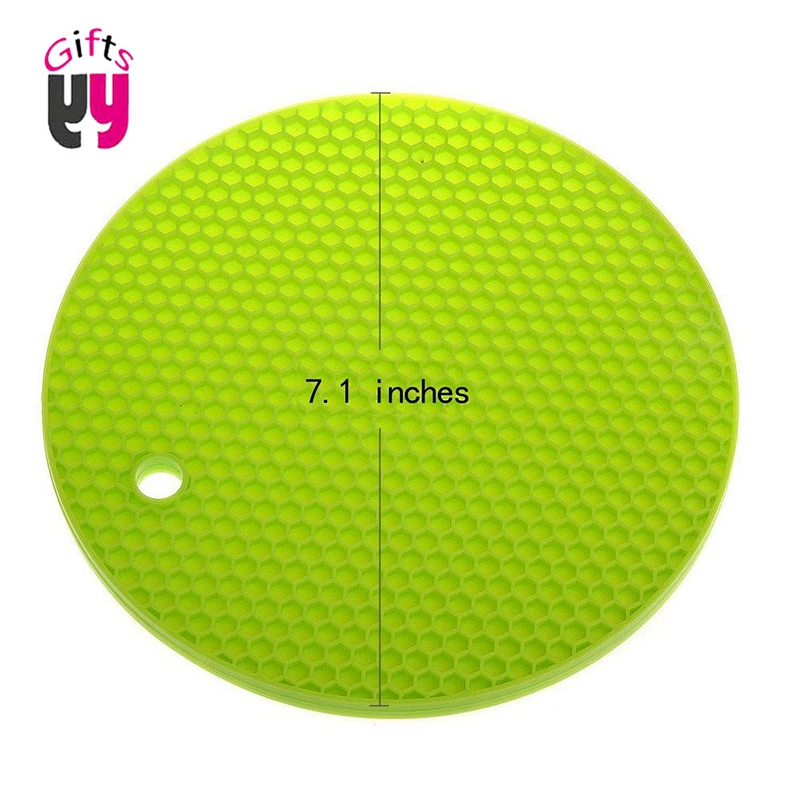 Non-Slip Texture Soft Feeling silicone Cup mat round silicon coaster ...