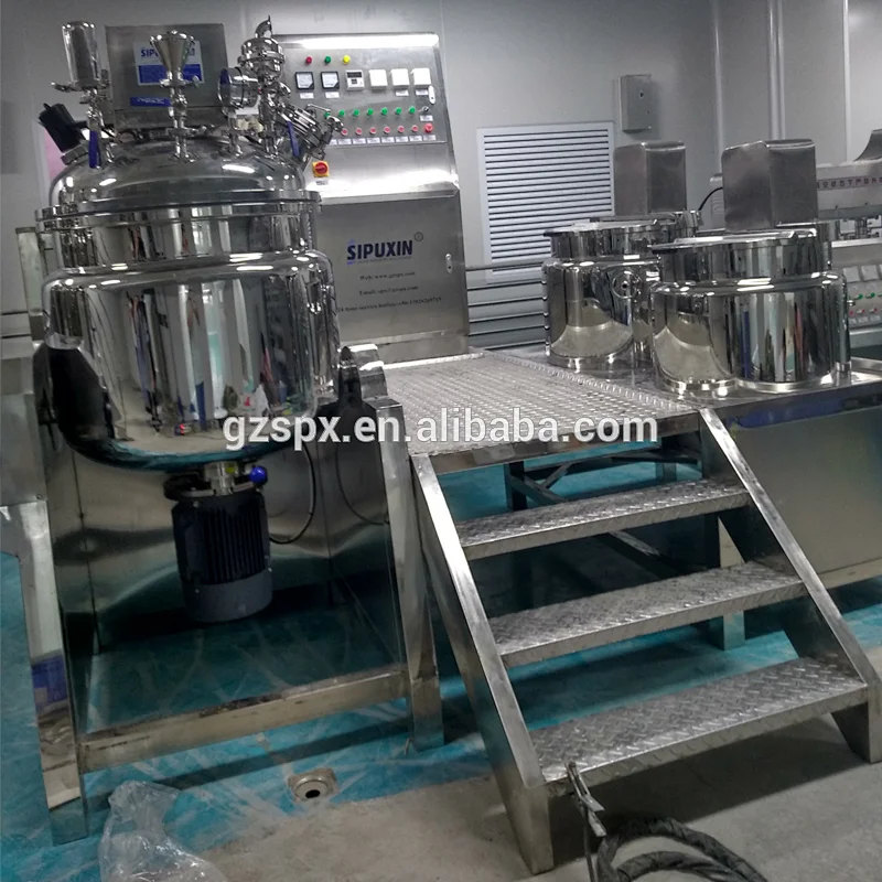 300L cosmetic cream making machine , freckle cream making mixer ...