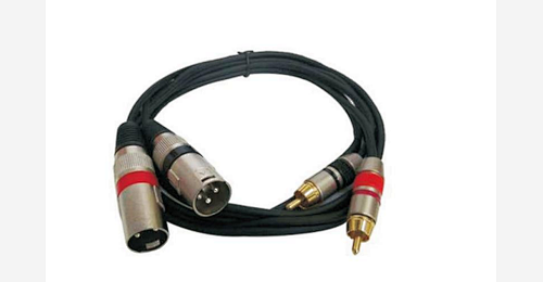 CHINA AUDIO CABLE , 2 XLR MALE TO 2 6.35 MALE STEREO ADAPTER , MALE TO ...