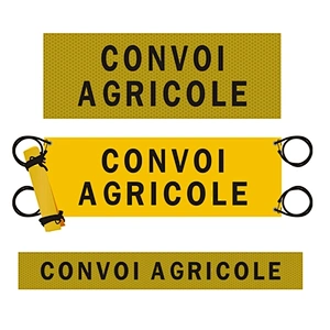 Agricultural Convoy Panel "CONVOI AGRICOLE" sign