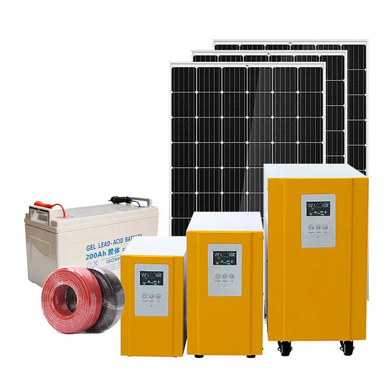 Solax Kit Panneaux Solaires 10KW / 20KW / 30KW 5000W PV Panel System Off Grid Solar Power System ...
