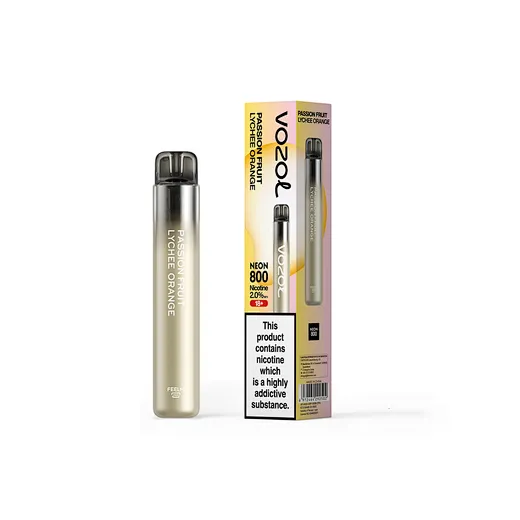 vozol neon 800 puff disposable vape with tpd
