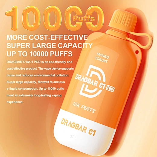 Zovoo DRAGBAR C1 Vape Kit – Ultimate 10K Puff Disposable Vape