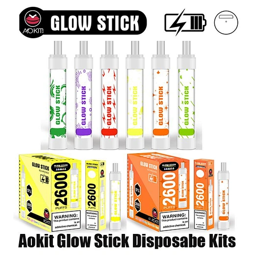 Aokit Glow Stick 2600 puff disposable vape