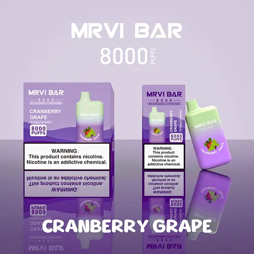 Mrvi Bar Mr8000 8000 Puff Disposable Vape Versatile Rechargeable Vape