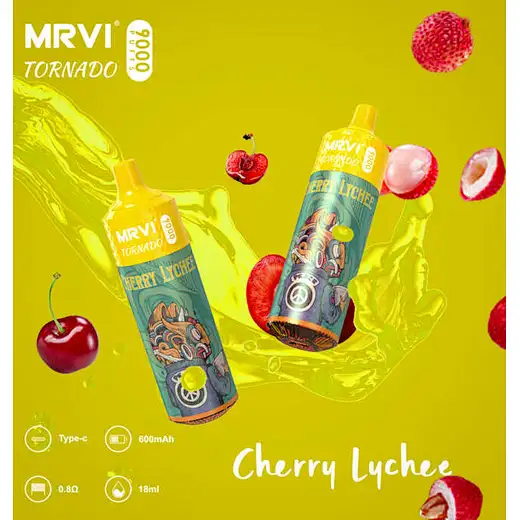 MRVI TORNADO 9000 Puff Disposable Vape - Extended-Use Rechargeable Vape