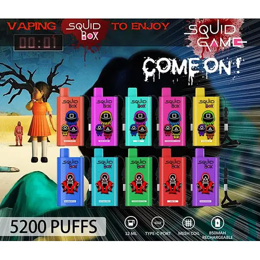 Randm Squid Box 5200 Puff Disposable Vape | 12ml Capacity