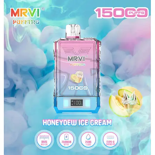 MRVI PUFFING 15000 Puff Disposable Vape - Extended-Use Rechargeable Vape