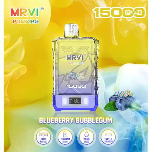 MRVI PUFFING 15000 Puff Disposable Vape - Extended-Use Rechargeable Vape