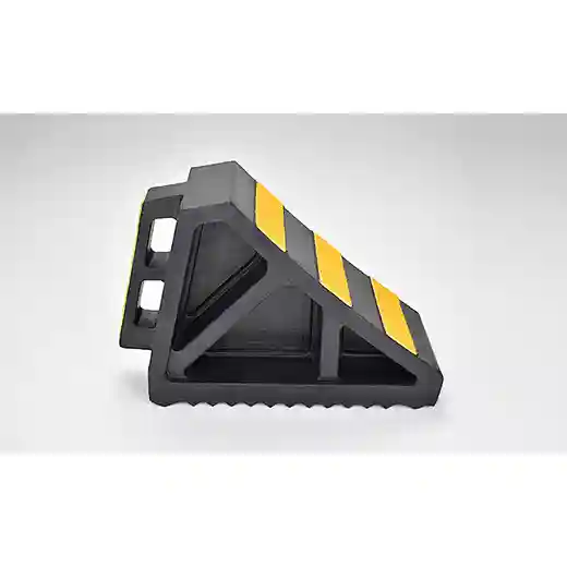 Yellow Reflective Strips, Mini wheel chocks with handle